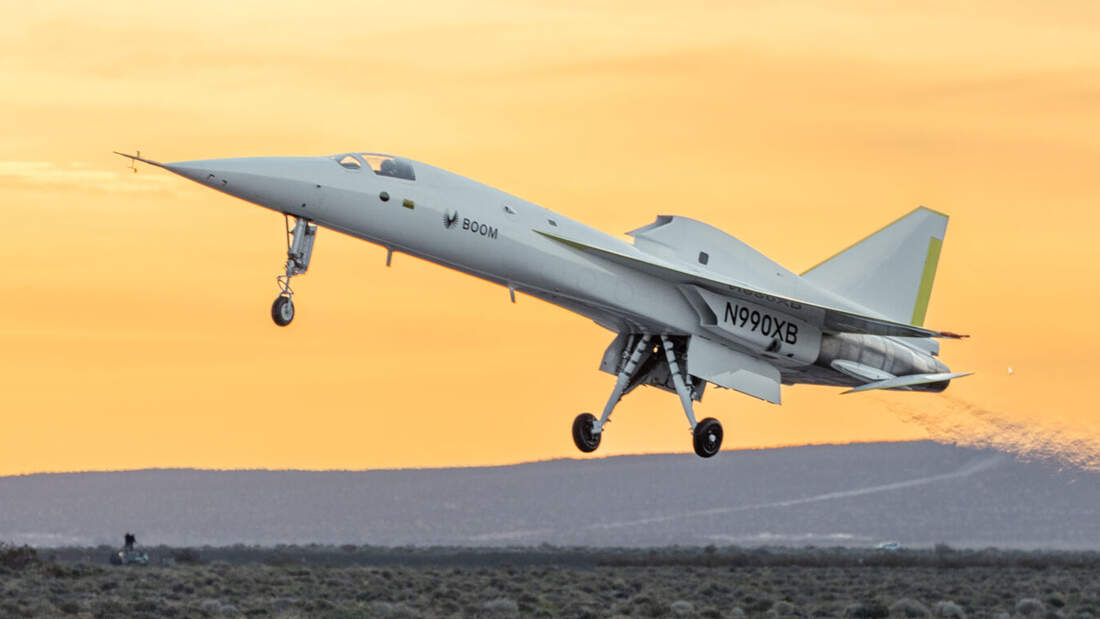 Boom XB-1 hebt in Mojave erstmals ab | aerokurier