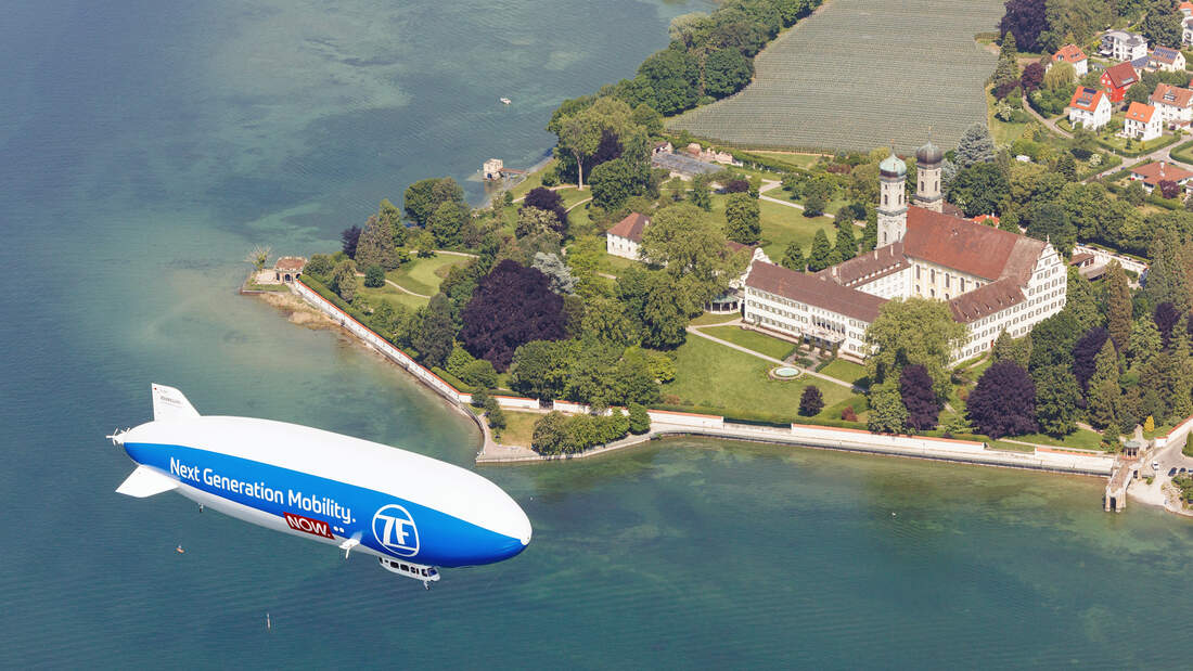 Zeppelin-Rundflug: Slow-Mo über dem Bodense | aerokurier